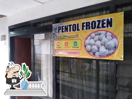 Menu at Pentol Frozen restaurant, Lawang