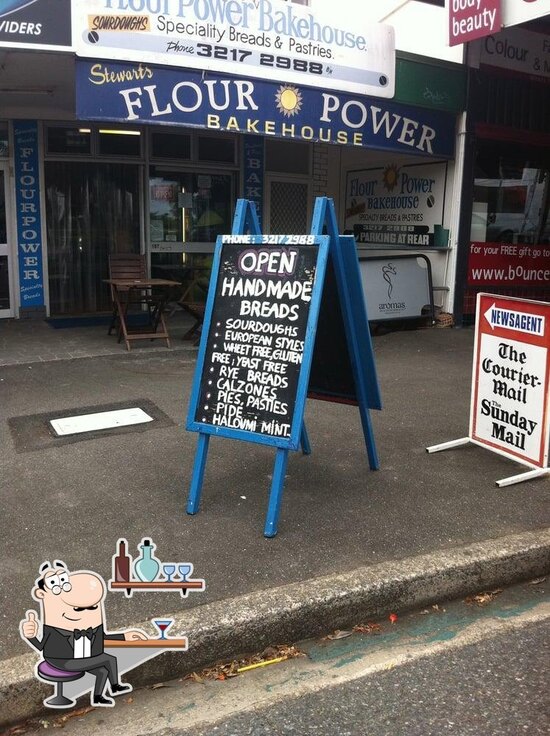 Menu at Flour Power, Highgate Hill