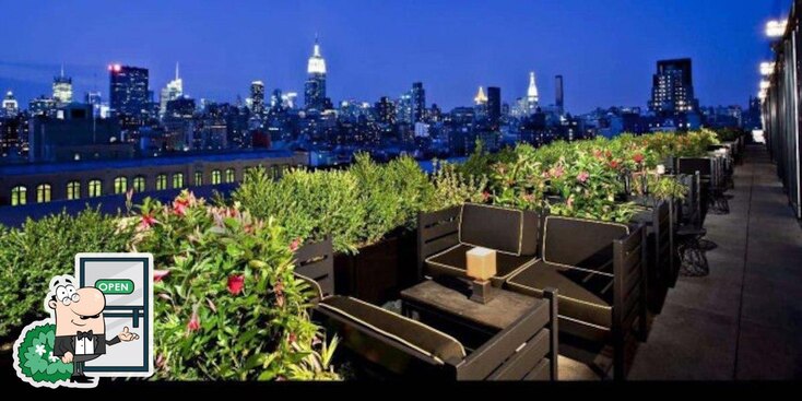 Menu at PHD Rooftop Lounge at Dream Downtown club, New York City