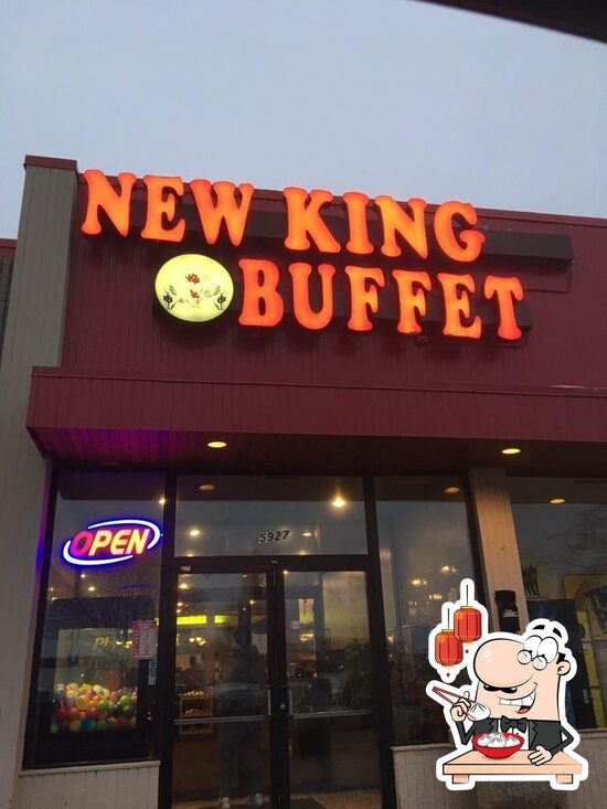 Menu at New King Buffet restaurant, Brooklyn Center