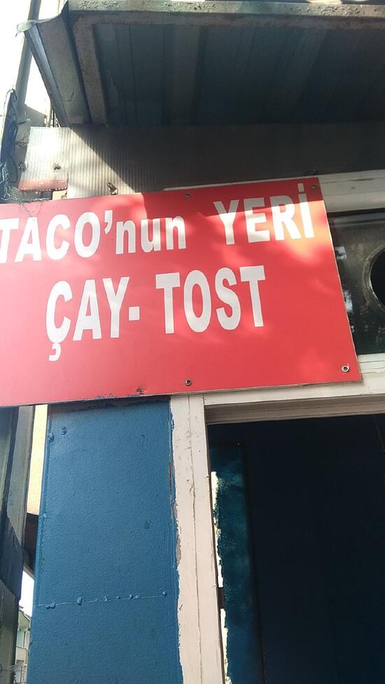 Menu at TACO(nun)YERİ., Istanbul