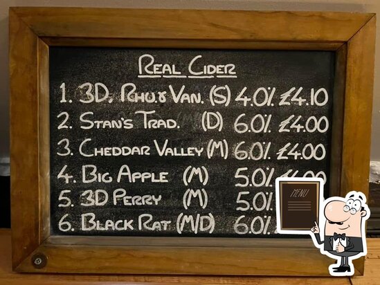Menu at Crossways Inn and Bed & Breakfast pub & bar, West Huntspill