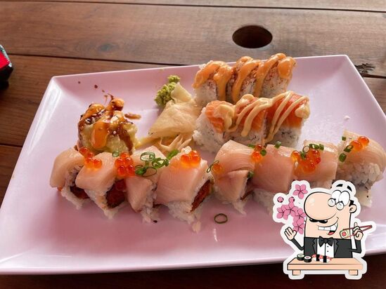 Menu at Sushi Hada restaurant, Portland