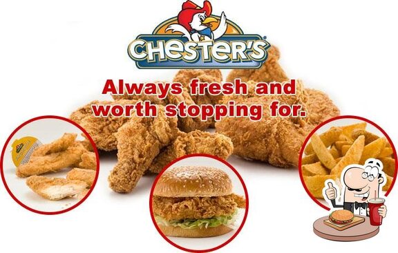 Menu at Chester's Chicken restaurant, Fort Lupton