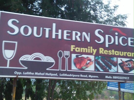 Menu at Southern spice family restaurant, Mysuru