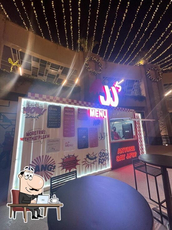 Menu at JJ’s Arkan restaurant, Sheikh Zayed City