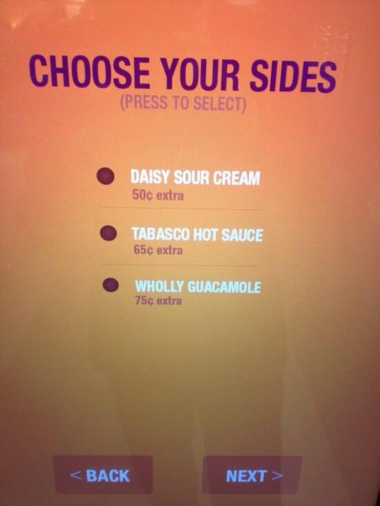 Menu at Burrito Box, Culver City