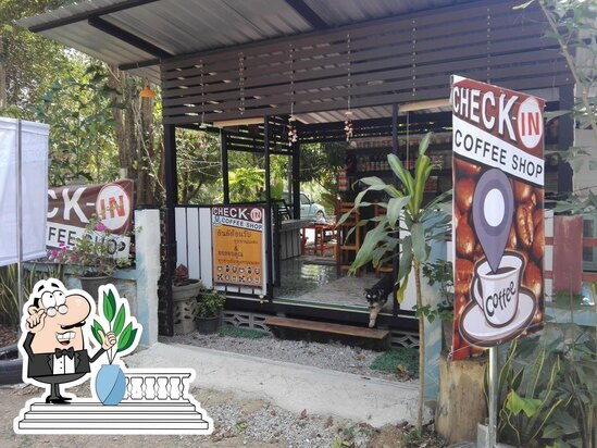 Menu at Check in Coffee Shop กาแฟสดพี่น้ำ cafe, Pong Saen Thong