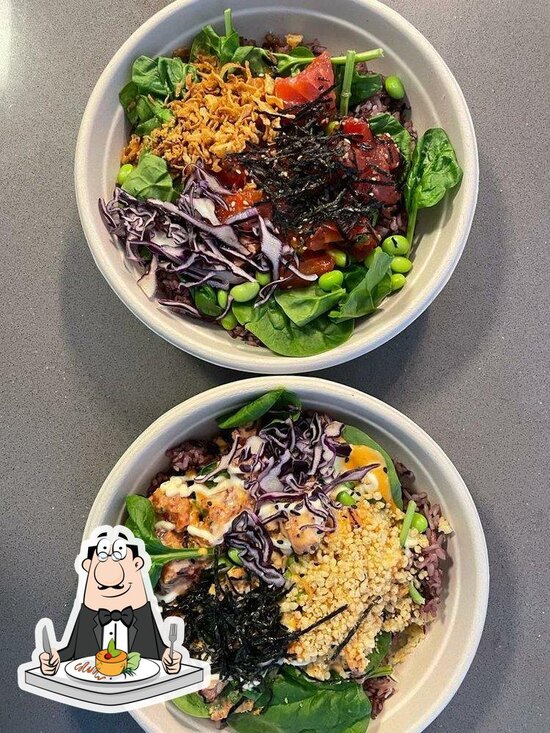 Menu at Hoki Poke restaurant, Markham