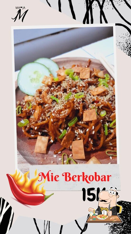 Menu at Maja FnB restaurant, Swarga Bara