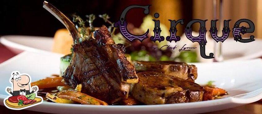Menu at Cirque restaurant, Lakewood