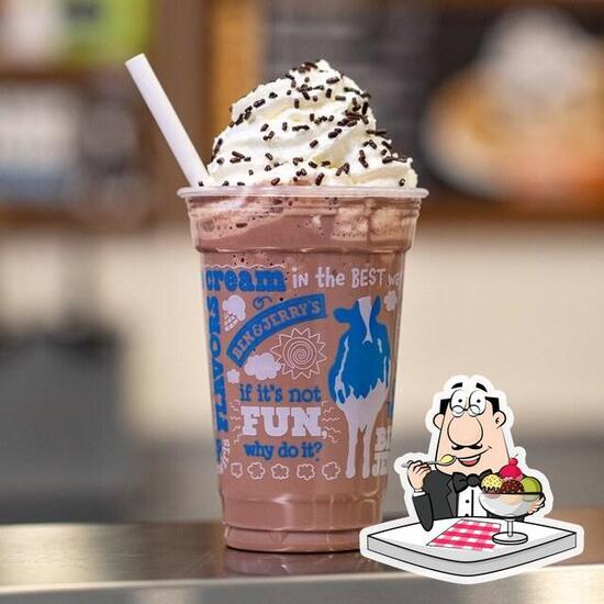 Menu at Ben & Jerry’s desserts, Biloxi