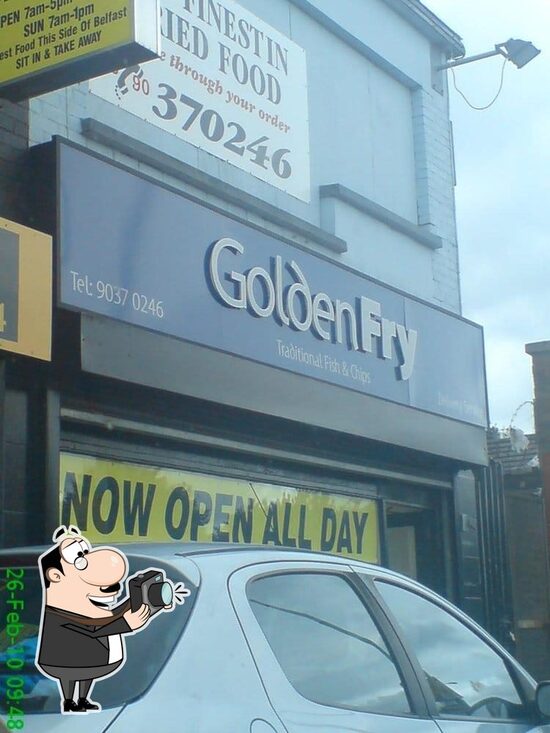 Menu at Golden Fry restaurant, Belfast, 450 Shore Rd