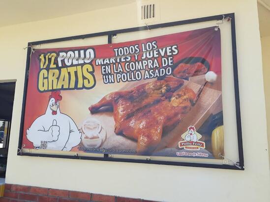 Carta del restaurante Pollo Feliz Express, Nuevo Laredo