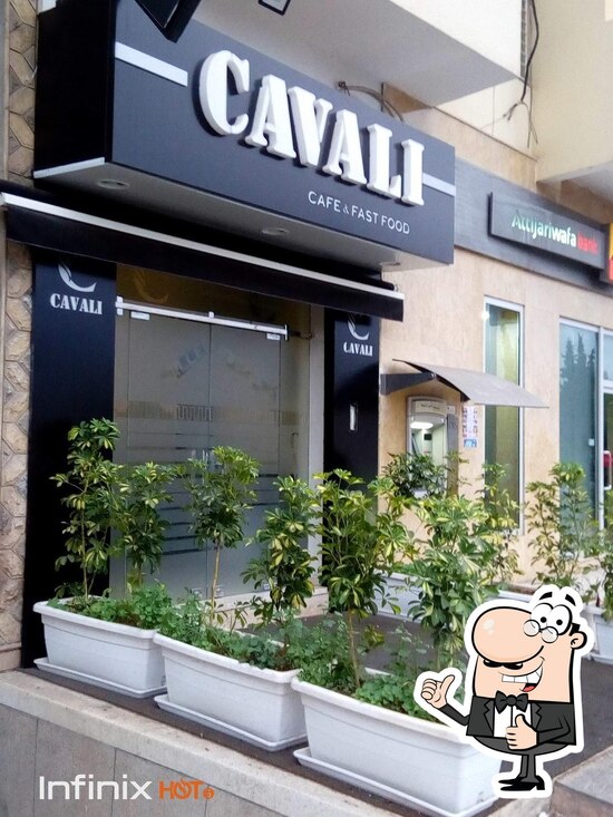 Menu at Cavali cafe, Fes