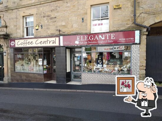 Menu at Coffee Central cafe, Dronfield