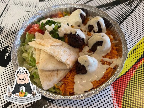 Menu at The Halal Guys restaurant, Pittsburgh