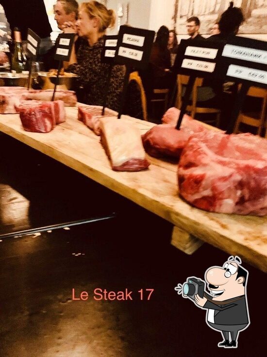 Menu at Le Steak '17, Antwerp