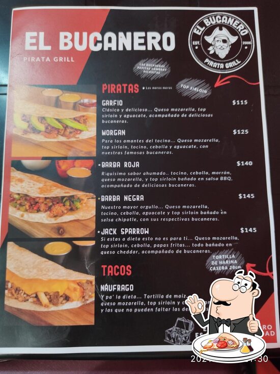 El Bucanero - Pirata Grill, Monterrey - Menú del restaurante, precios y ...