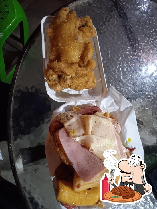 Menu at Emma Burger's restaurant, San Martín de Porres
