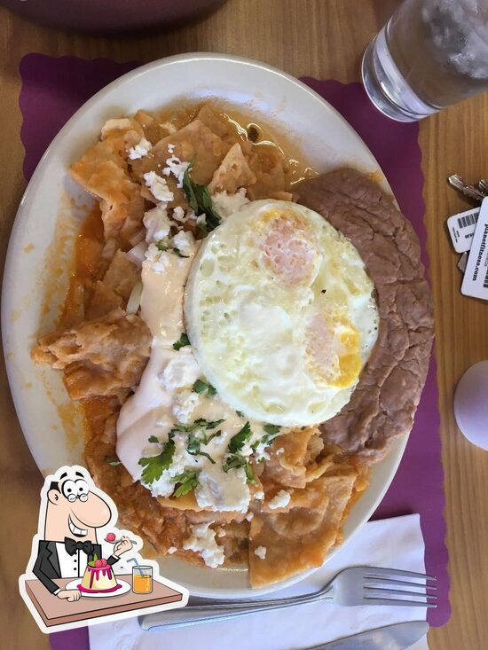 Menu at Panchos & Gringos cafe, San Antonio