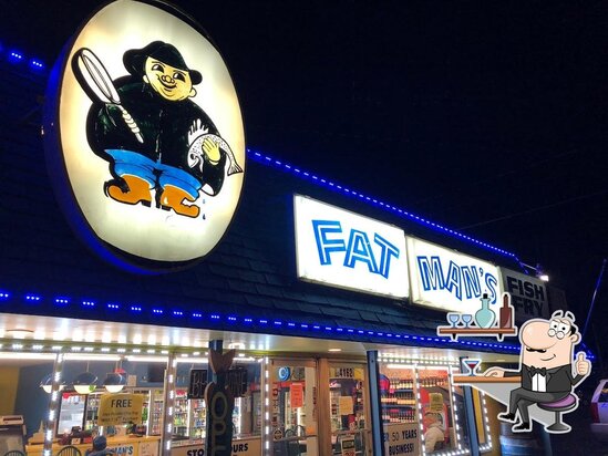 Menu at Fat Man's Fish Fry restaurant, Grand Rapids