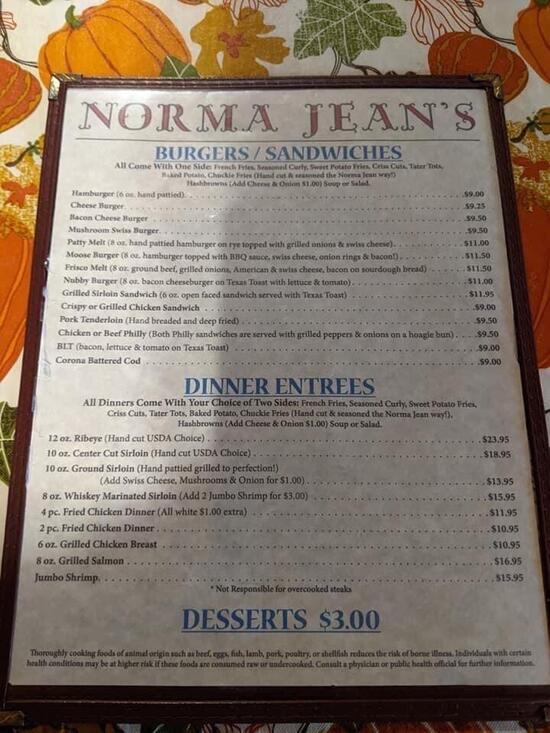 Norma Jean's, Panama - Restaurant menu, prices and reviews