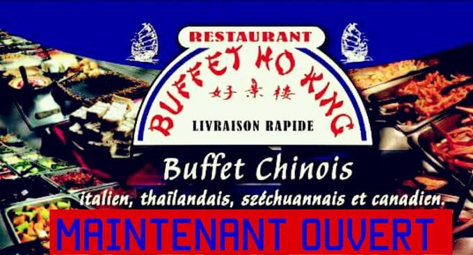 Menu au Buffet Ho King restaurant, Sept-Iles