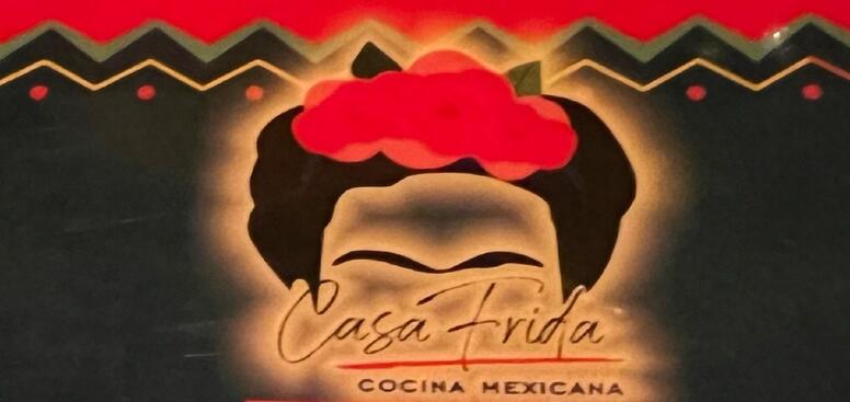 Menu at Casa Frida restaurant, Bogotá