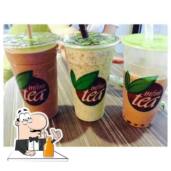 Menu at Infinitea, Urdaneta City