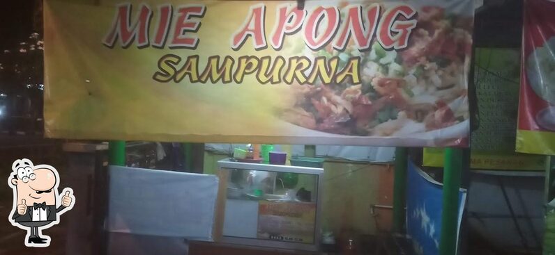 Menu at Mie apong sampurna pujasera tamara resto, Jember
