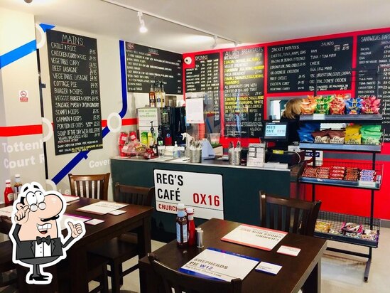 Menu at Reg's Cafe Church Lane Banbury, Banbury