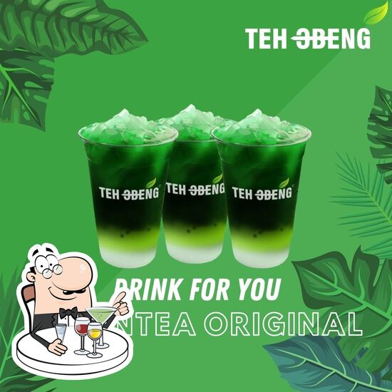Menu at TEH OBENG BATAM DRINK cafe, Batam