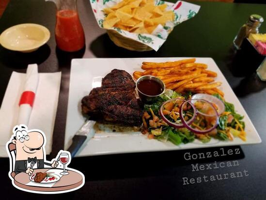Menu at Gonzalez mexican restaurant, Haynesville