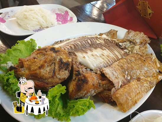 Menu at ลาบเป็ด restaurant, Bang Phli Yai, JP33+6VV