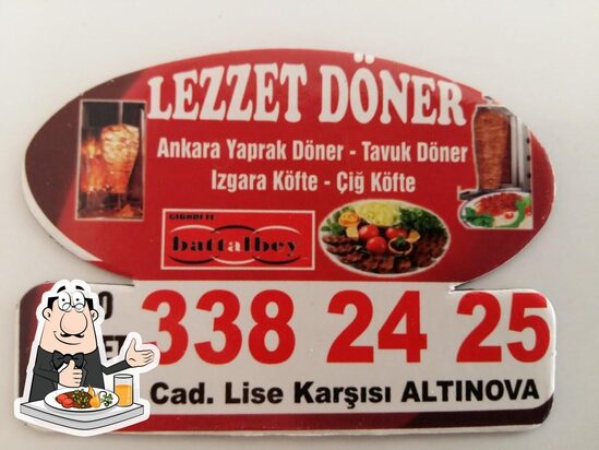 Menu at Park Büfe (Lezzet Döner), Turkey