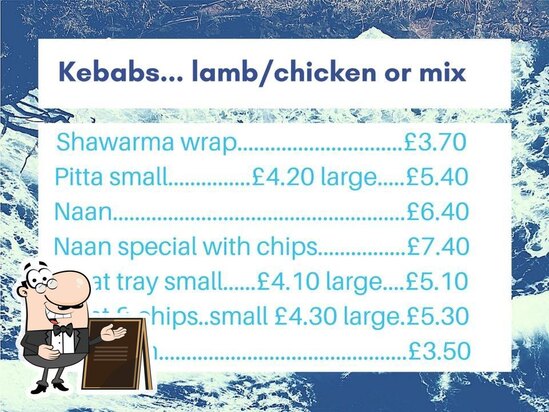 Menu at Atlantis Fish Bar, Leicester