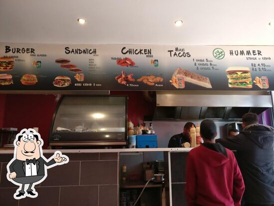 Menu at Casa Burger restaurant, Nimes