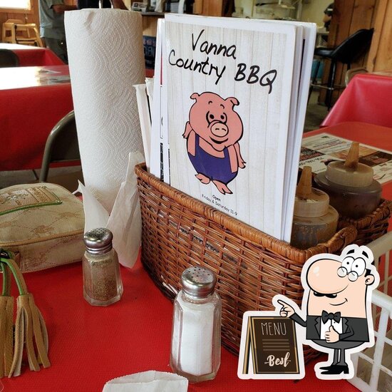 Carta de Vanna Country BBQ, Estados Unidos, Georgia 17 S