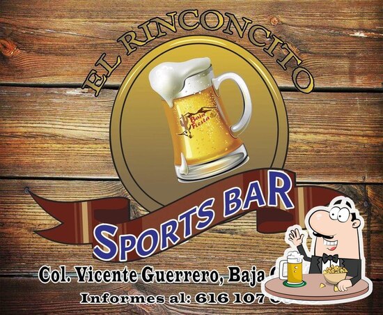 Menu at El Rinconcito Bar, Guerrero Municipality