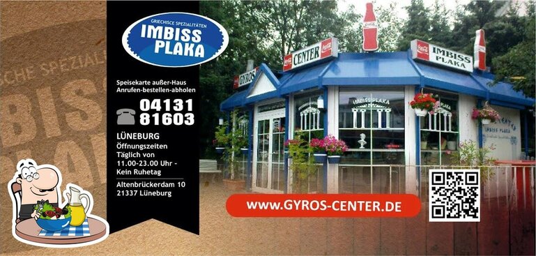 Imbiss Plaka "GYROS-CENTER" restaurant, Lüneburg - Restaurant menu and ...