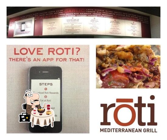 Roti Modern Mediterranean, Washington, L'Enfant Plaza - Restaurant menu ...