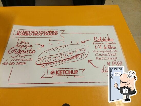 Menu at KETCHUP fast food, Mexico City
