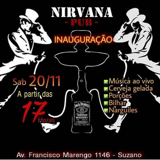 Menu at Nirvana Pub Lounge, Suzano