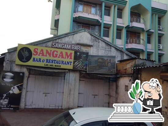 Menu at Sangam Bar, Daman