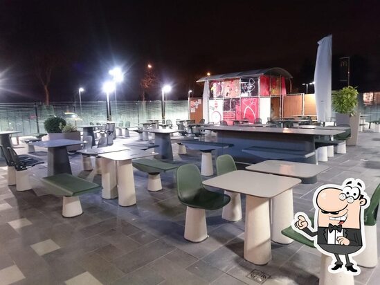 Menu at McDonald's restaurant, Trappes