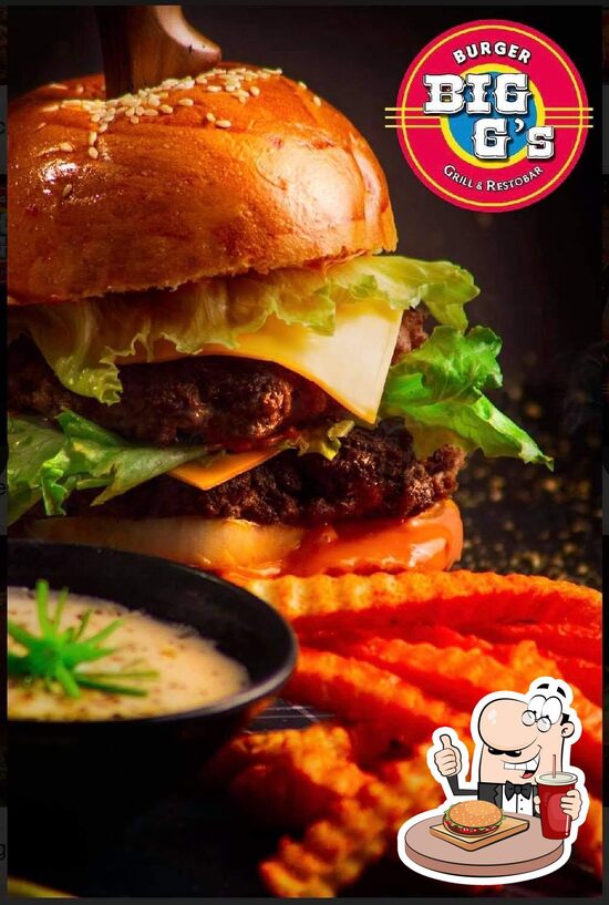 Carta de Big G's Burger Grill & Restobar, Minglanilla