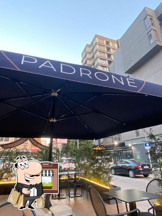 Menu at Padrone, Istanbul