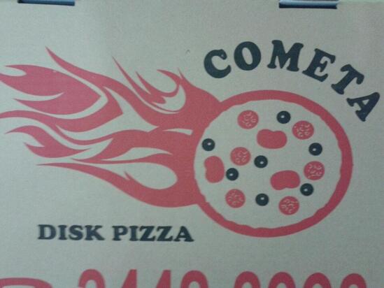 Menu at Comet Disk Pizza pizzeria, Limeira