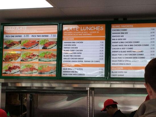 Menu at LoLo Hawaiian BBQ - Ogden, Ogden